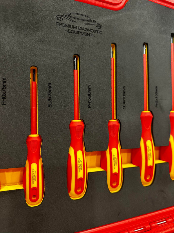 PDE Insulated Tool Set VDE | Insultaed Screwdrivers + Pliers | Premium ...
