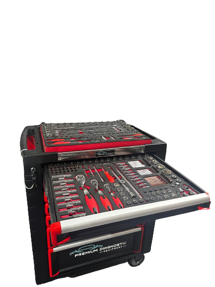 PDE Tools 302PCE 7 Drawer Tool Kit | Roller Tool Chest Kit | Premium ...