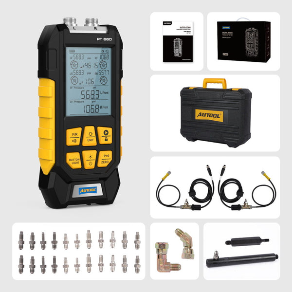 AUTOOL PT660 Digital Brake Pressure Tester 0–3045 PSI | Premium Diagnostics