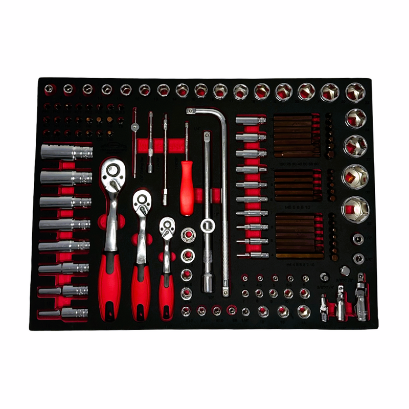 PDE Tools 302PCE 7 Drawer Tool Kit | Roller Tool Chest Kit | Premium ...