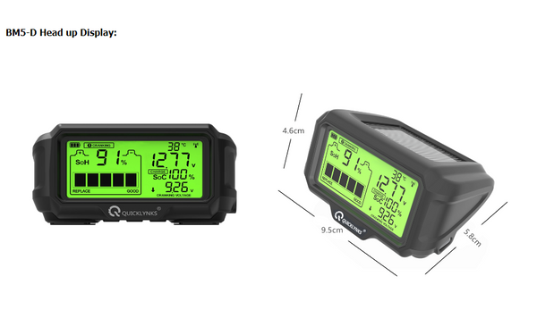 BM5 Battery Monitoring System HUD | Battery SOH Monitor Display ...