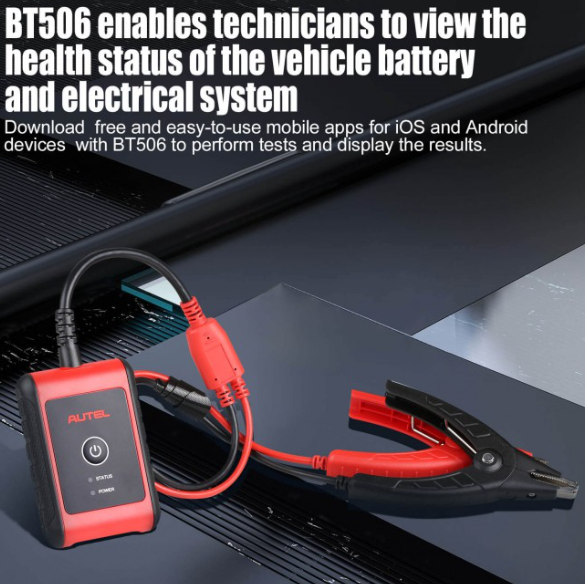 Autel MaxiBAS BT506 Battery Tester | Bluetooth Battery Tester | Premium ...