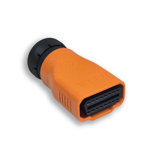 CAT 9 Pin to 16 Pin Heavy Duty Truck OBD Adapter | Premium Diagnostic ...