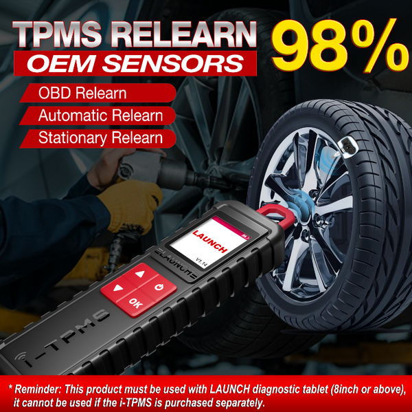 Launch X431 i-TPMS Tyre Pressure Sensor Programming Tool | Premium ...