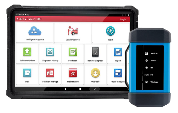 Launch X431 V+ Heavy Duty 24V Scan Tool | 24V Truck Scan Tool | Premium ...