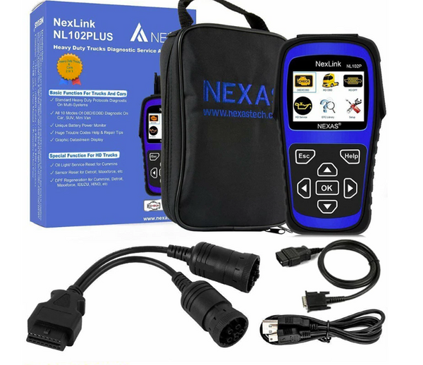 Nexas Truck and Machinery 24V Diagnostic OBD2 Scan Tool | Nexas OBD2 ...