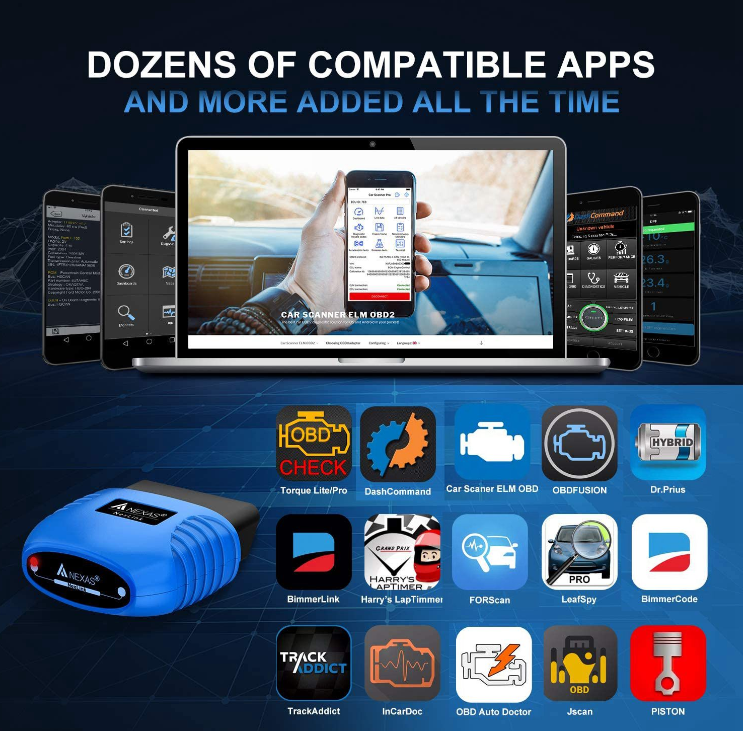 Nexas Motorcycle Bluetooth Scan Tool | Motorbike Scan Tool | Premium ...