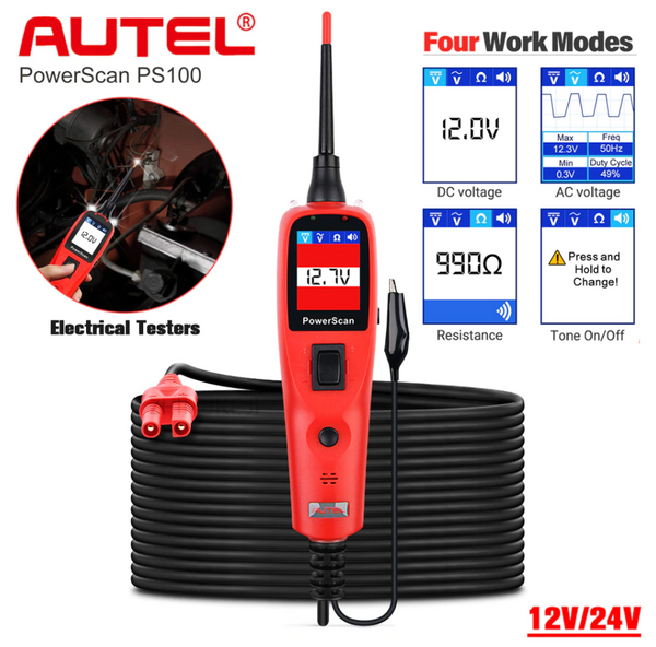 Autel PS100 PowerScan | Electrical Circuit Probe | Premium Diagnostic ...