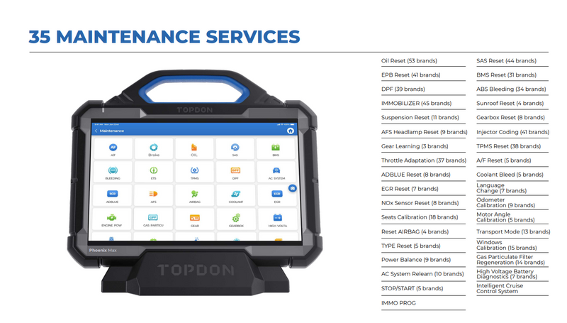 Topdon Phoenix Max Diagnostic Scan Tool | Topdon Phoenix MAX | Premium ...