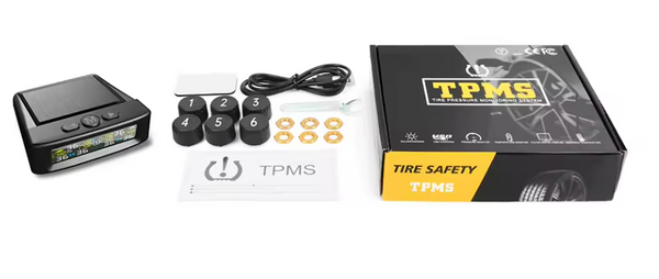Solar Powered Truck & Motorhome TPMS 6 Sensor Kit | Premium Diagnostics