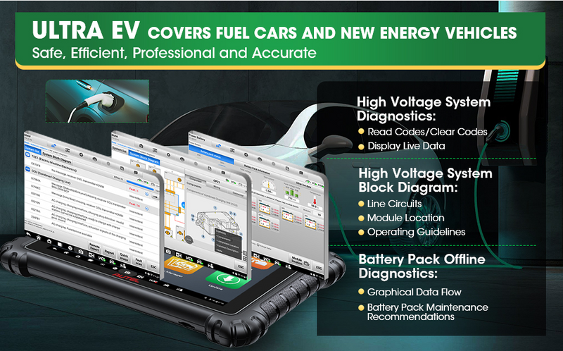 Autel MaxiSys Ultra EV Scan Tool EV + Hybrid | Autel Ultra EV | Premium ...