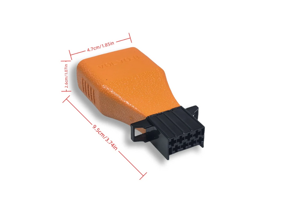 Volvo 8 Pin to 16 Pin Heavy Duty Truck OBD Adapter | Premium Diagnostic ...