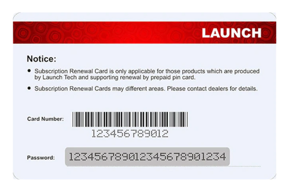 Launch X-431 ProS Elite Update Card 1 Year Subscription | Launch X431 ...
